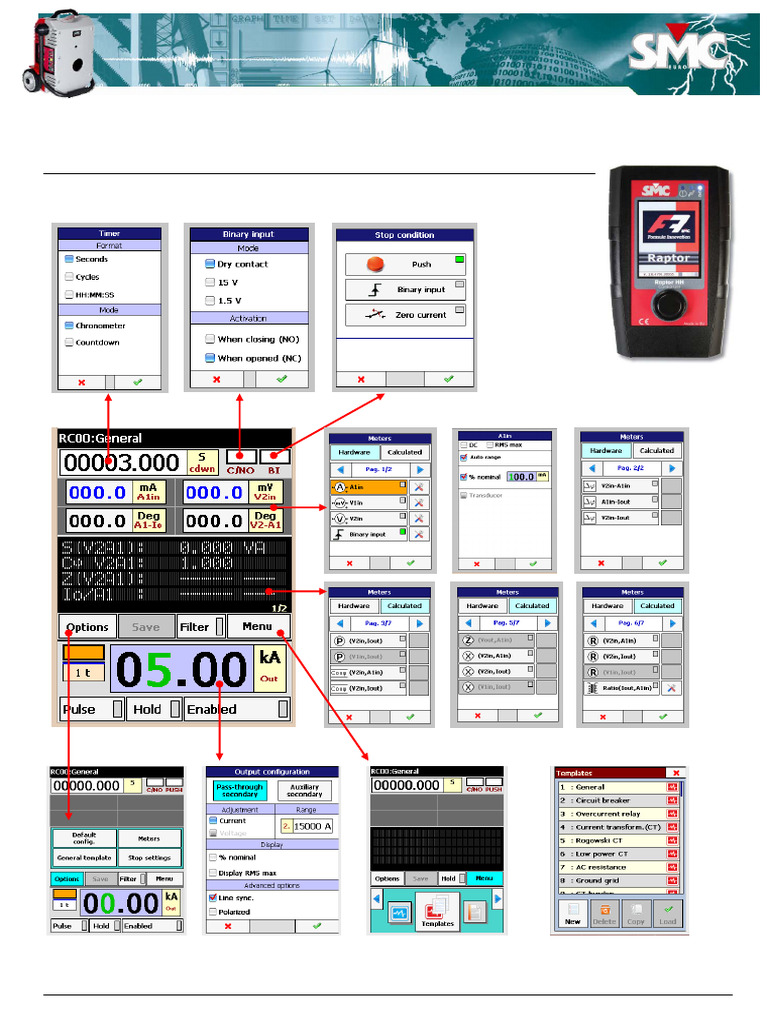 Raptor Default Test Templates | PDF | Electrical Impedance | Electrical ...