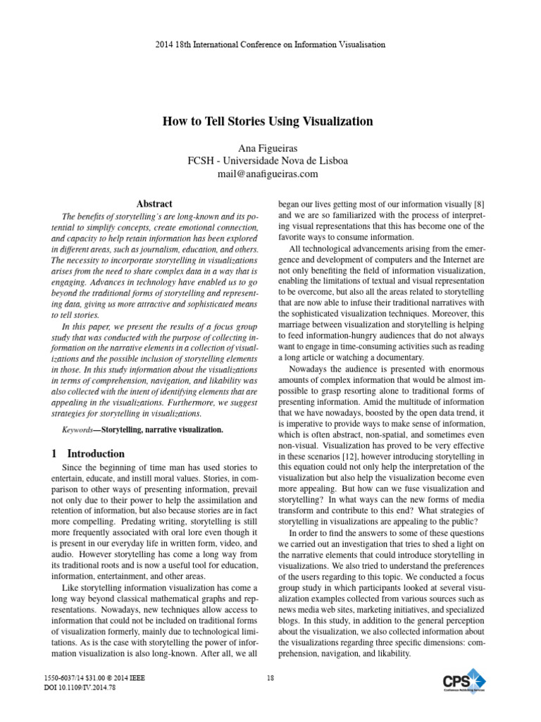 How To Tell Stories Using Visualization | PDF | Focus Group | Storytelling