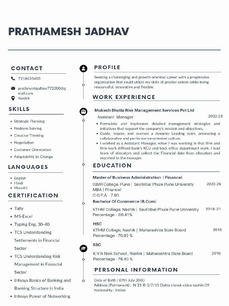 Resume Prathamesh | PDF