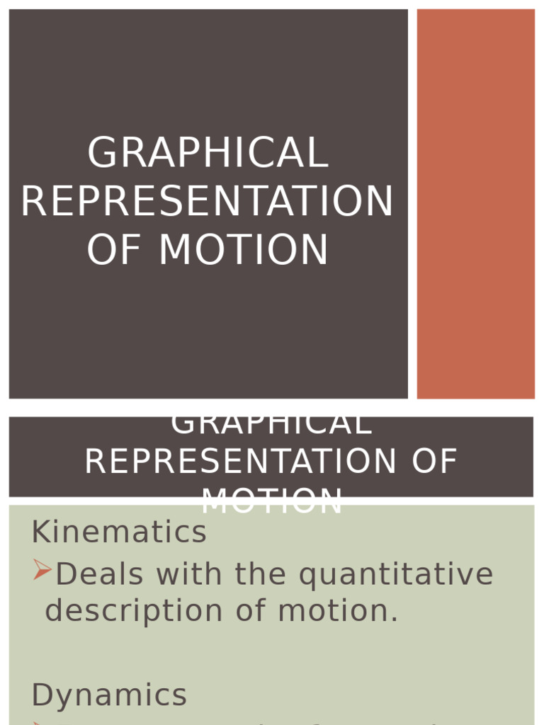 Graphical Representation of Motion (3) | PDF