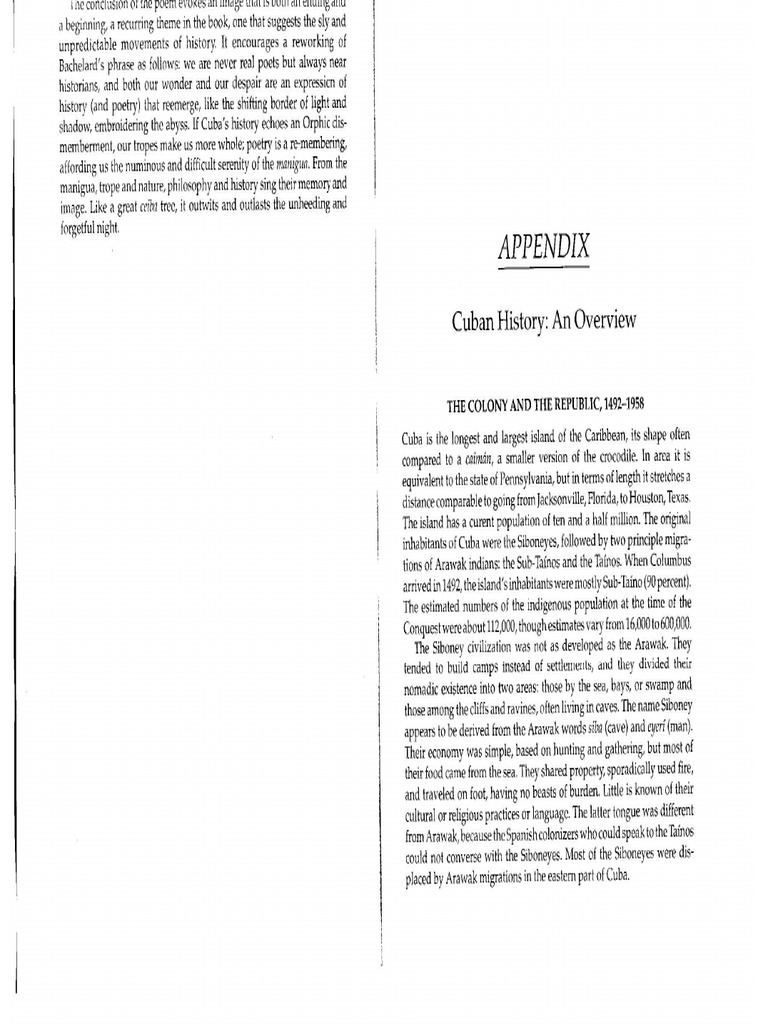 Appendix Cuban History | PDF