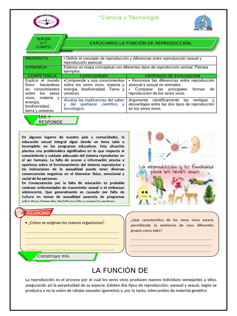 MODULO 3ERO Y 4TO_25 DE JULIO | PDF | Sexo | Reproducción sexual