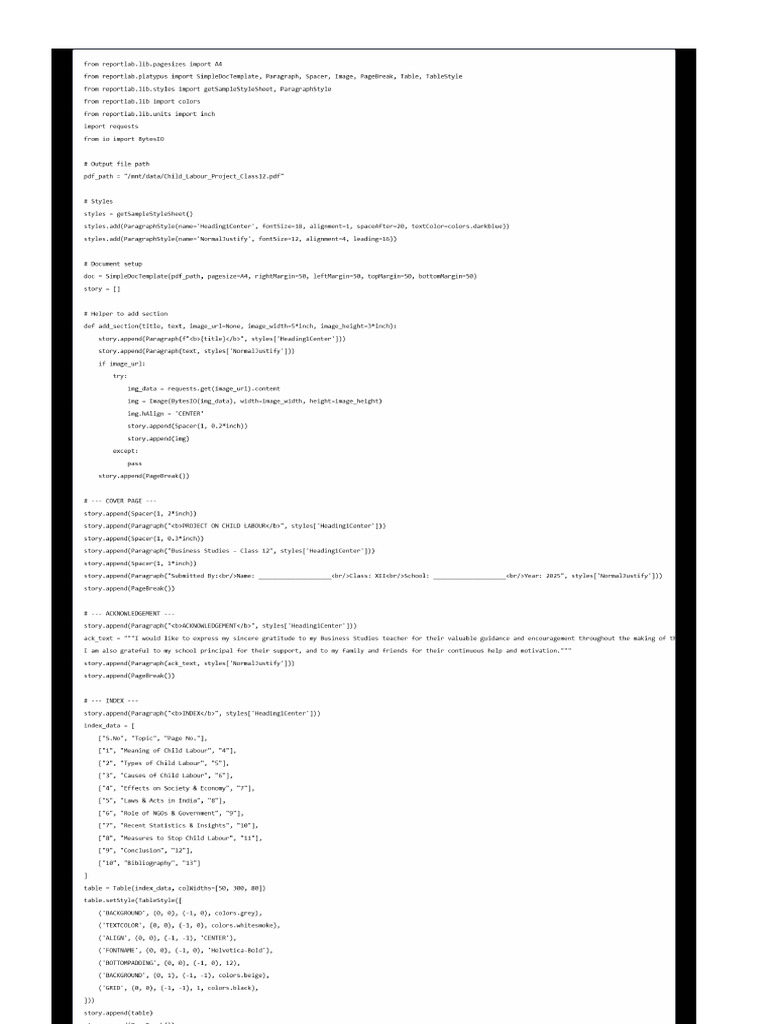 Code Snippet | PDF