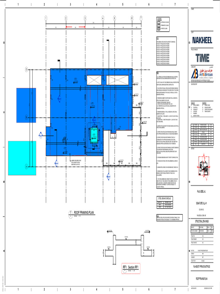 Roof Structural Framing Plan | PDF