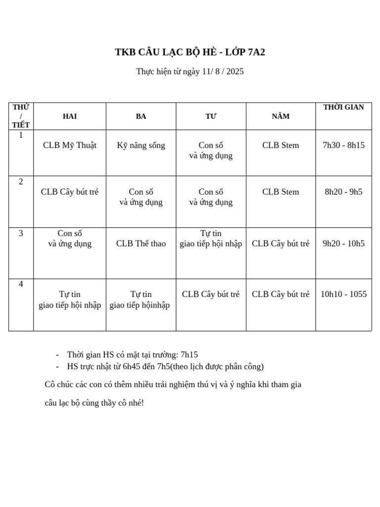 7a2 TKB CLB | PDF