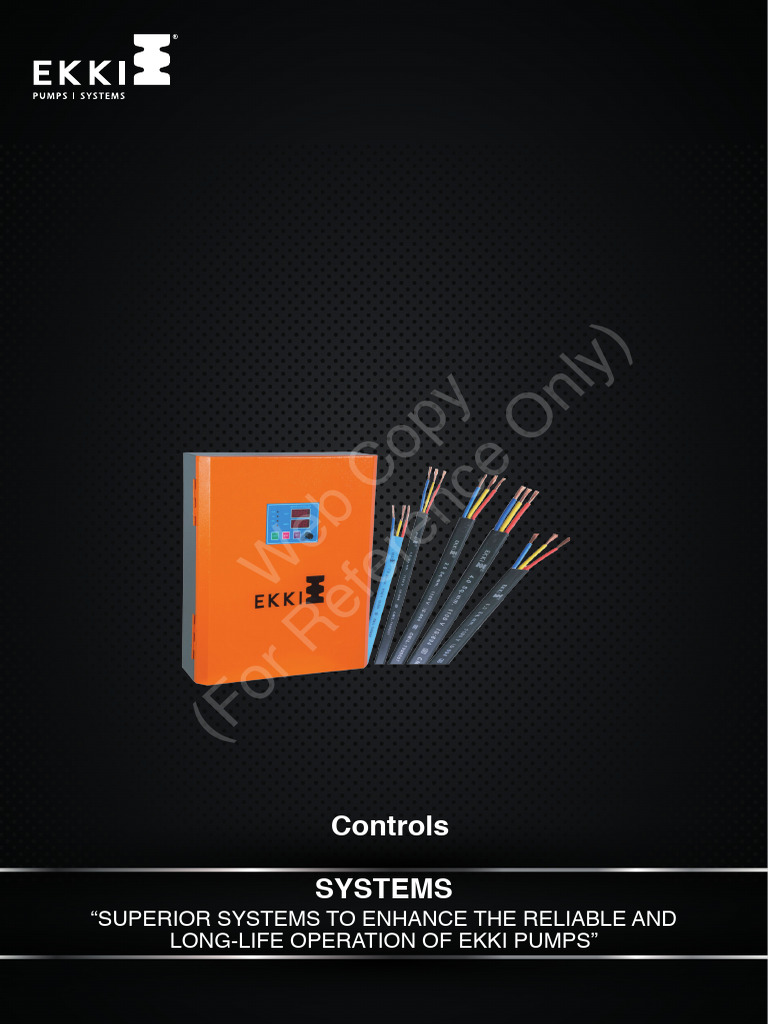 Ekki Pumps Control Systems Overview | PDF