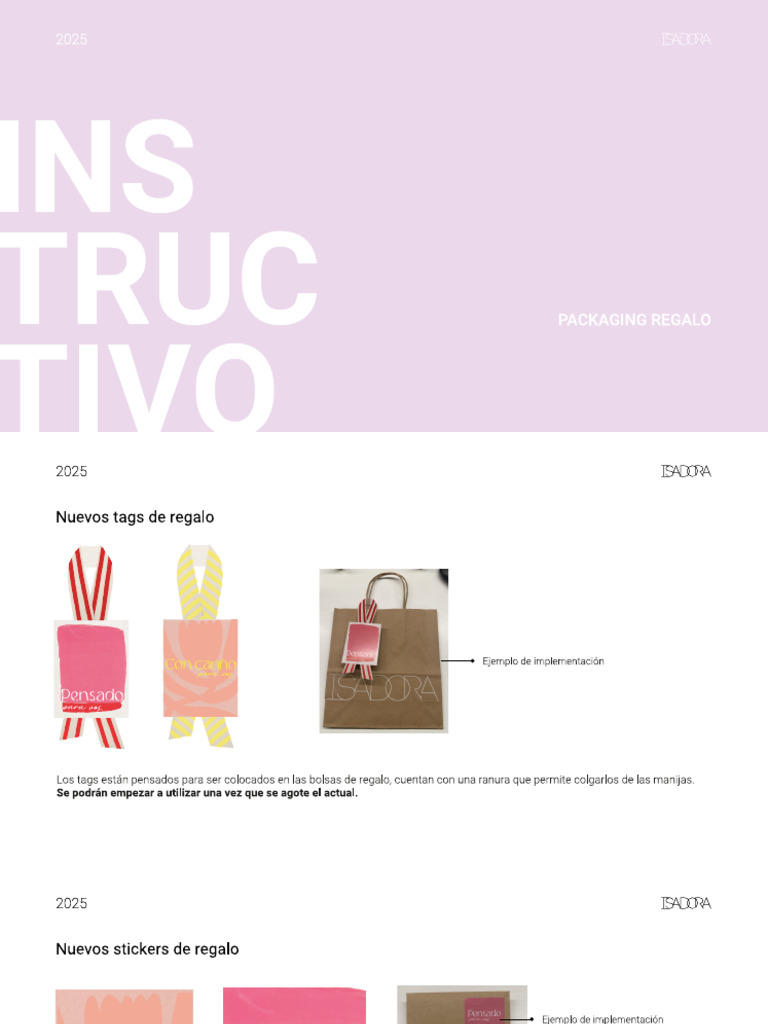 ISA-Instructivo_Tags de regalo 1 | PDF