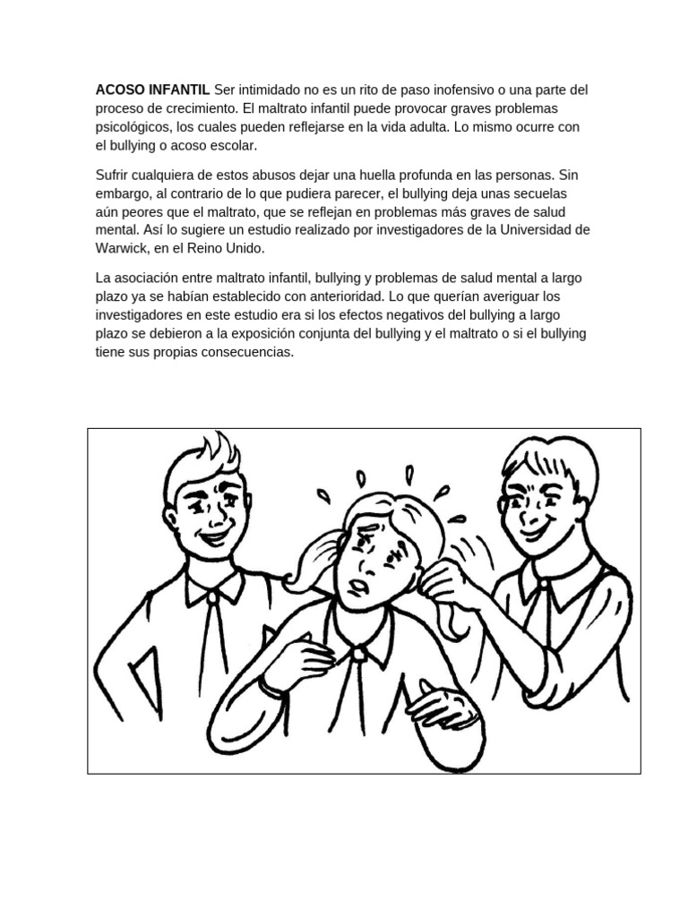 Impacto del bullying en la salud mental | PDF