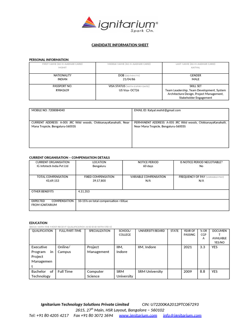 TA-F-06 CIS Form - Lateral v2.1 | PDF