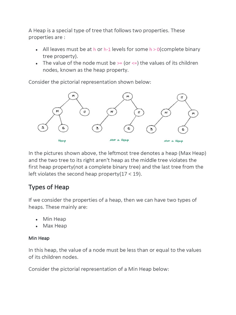 Understanding Heap Data Structures | PDF