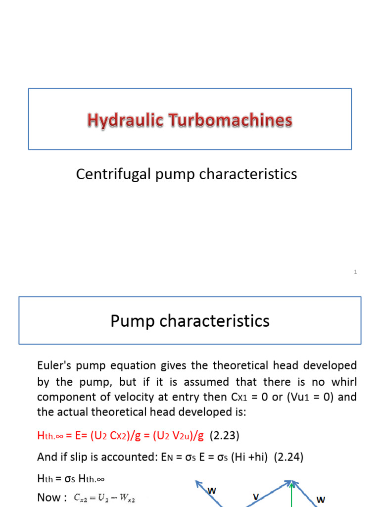 Lecture 3 Pumps | PDF | Pump | Liquids