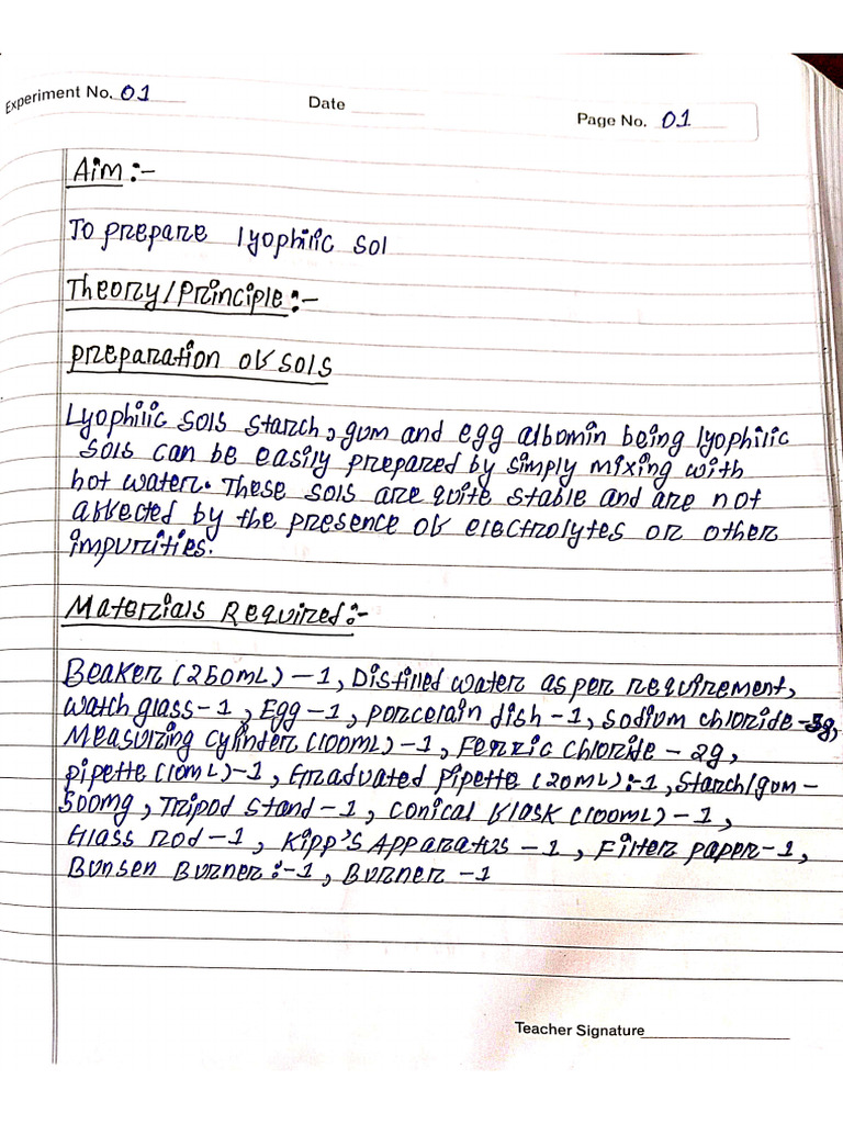 Chemistry Practical 1,2,3 | PDF