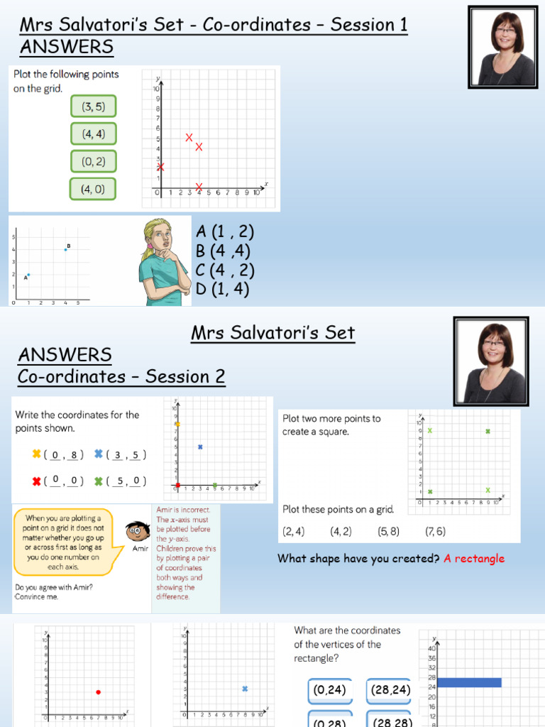 Year 5 Maths Task Week 11 Coordinates An | PDF | Cartesian Coordinate ...