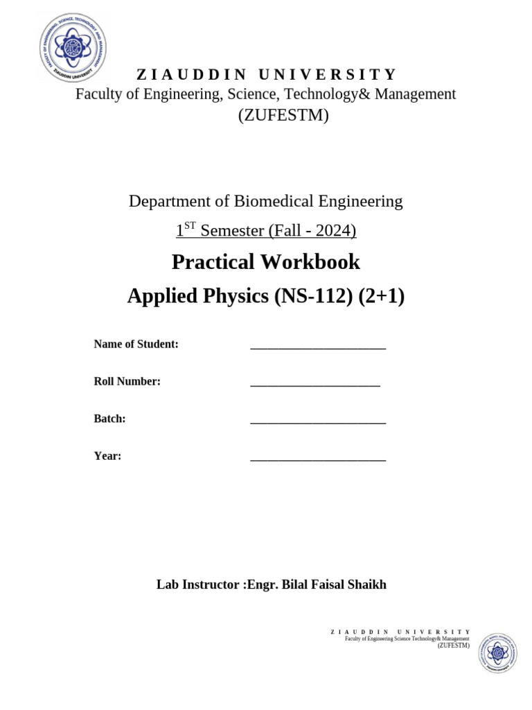 Applied Physics Biomedical Front | PDF