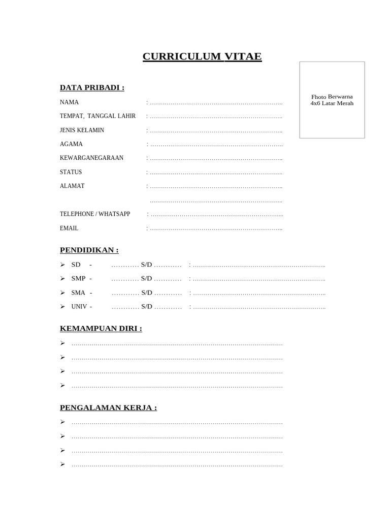 Curriculum Vitae (CV) | PDF