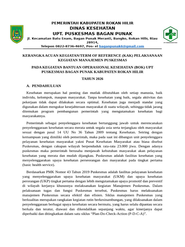 Tor Pembinaan Upkd K | PDF