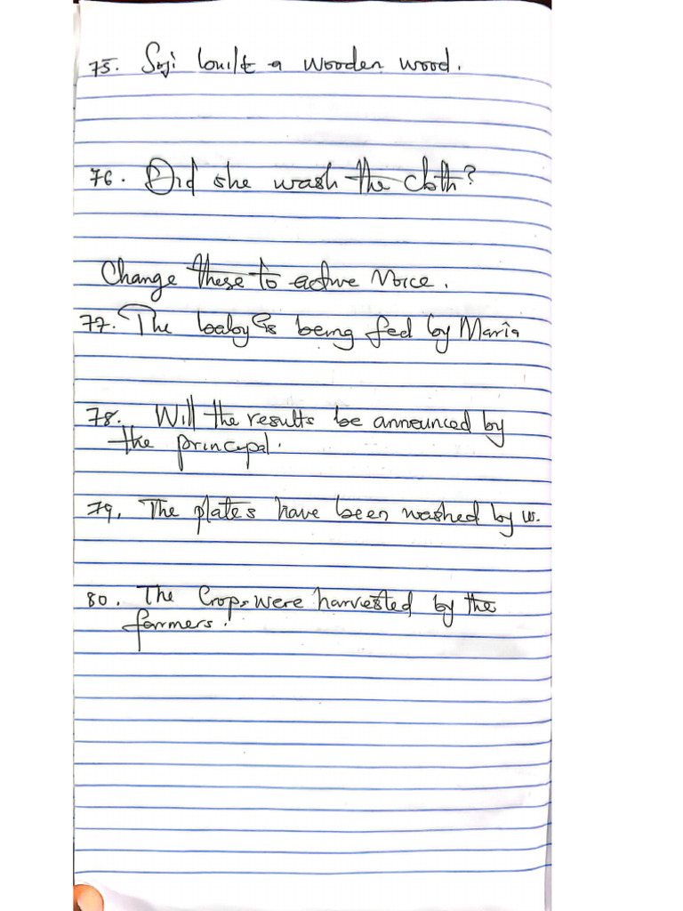 Primary Four Structure Exercise | PDF