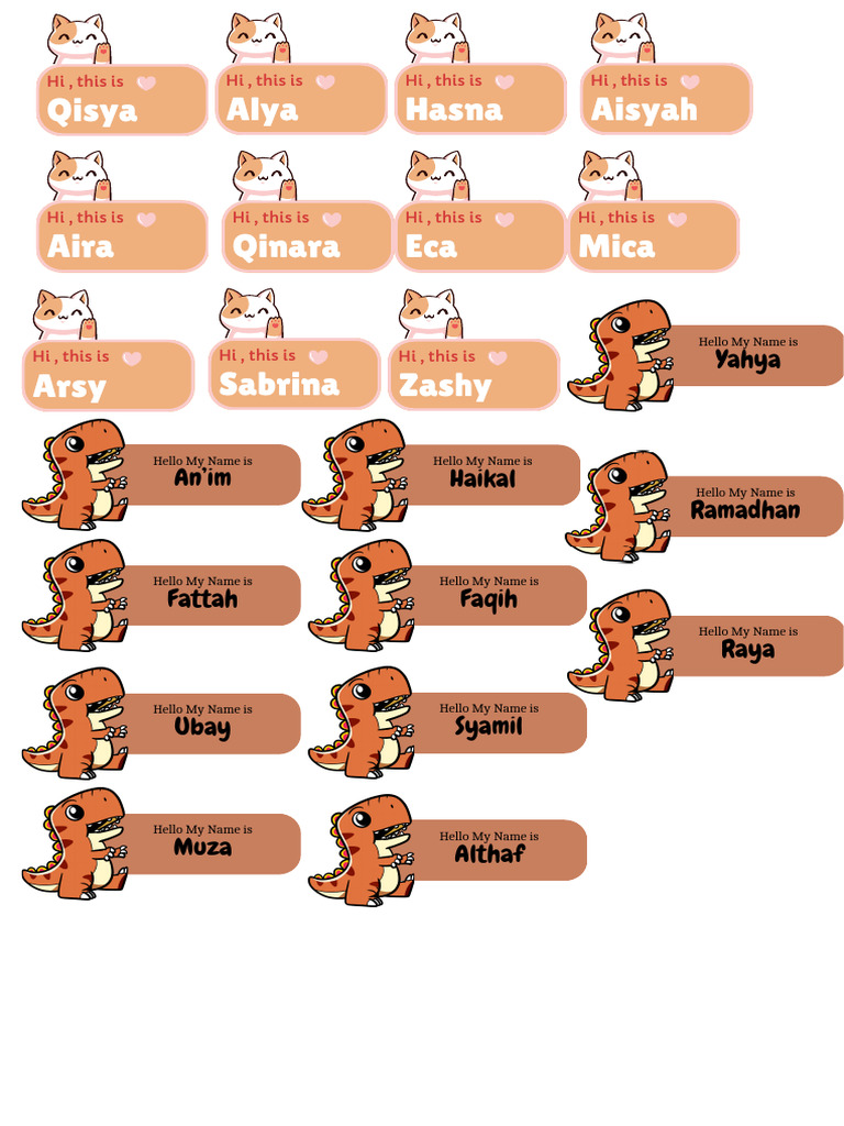 Name Tag | PDF
