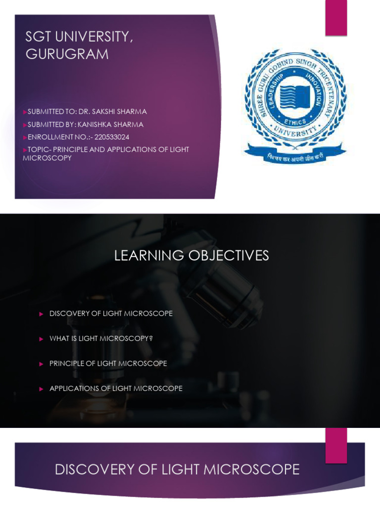 Presentation 2 | PDF | Microscope | Angular Resolution