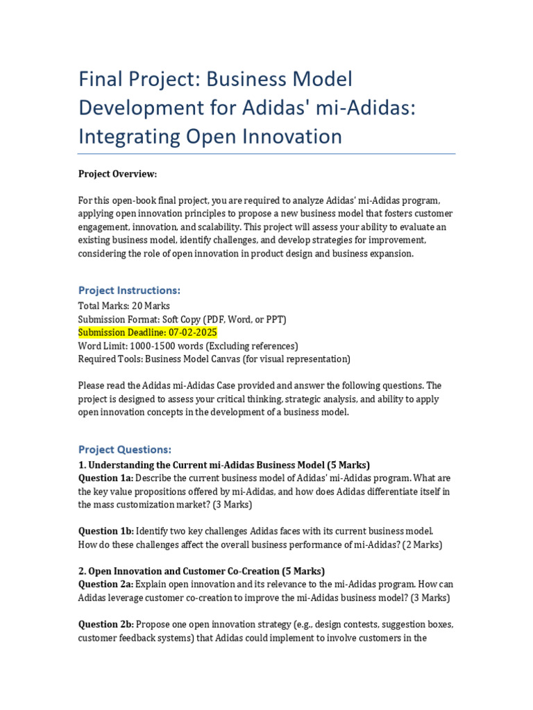 Final_Project_Corporate ENT - 26-01-2025 | PDF | Business Model ...