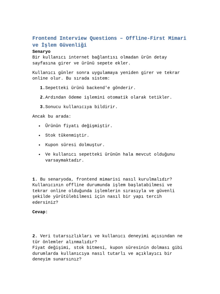 Frontend Interview | PDF