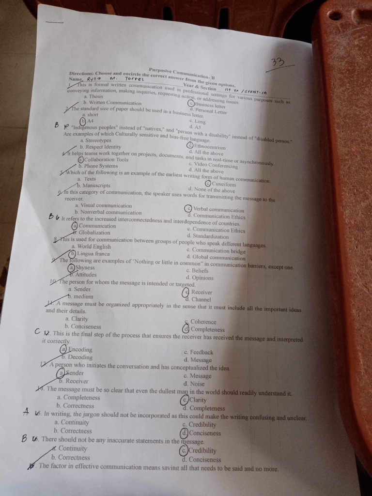 Purposive Communication Midterm | PDF