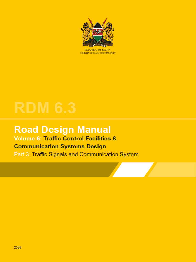 Traffic Signals & Communication Design Guide | PDF | Cost Of Living ...