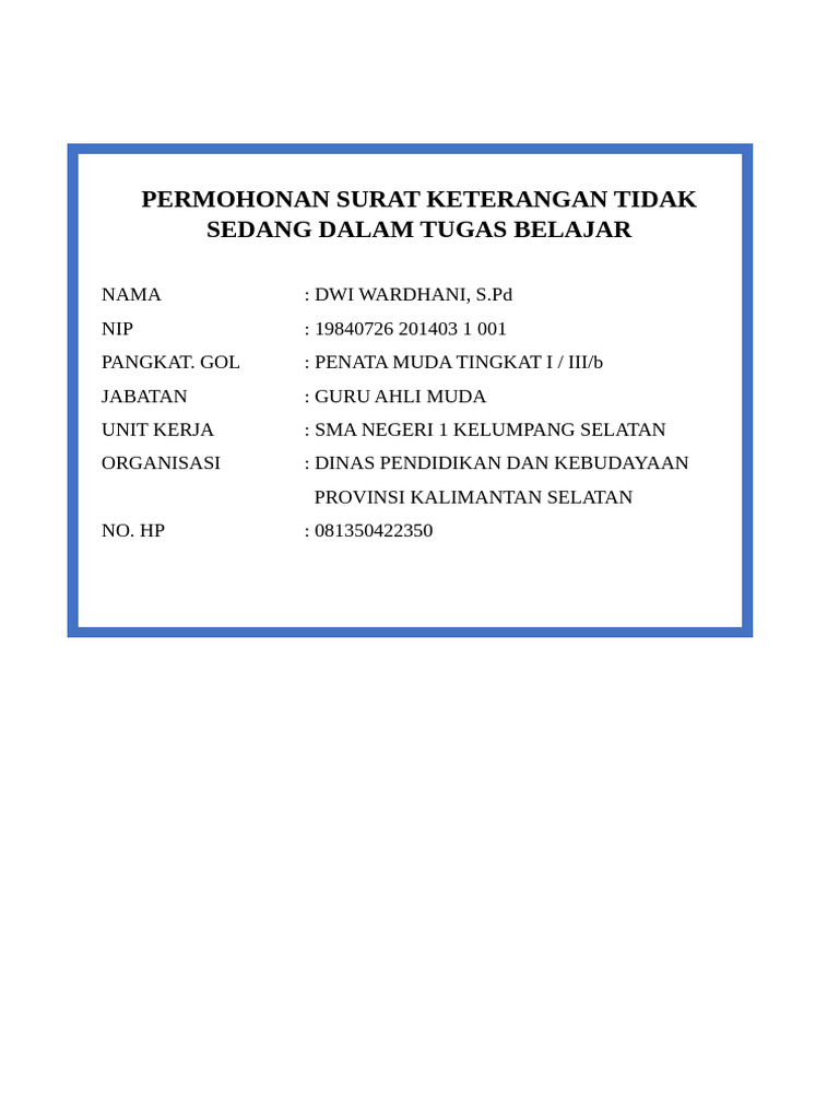 Permohonan Surat Bebas Temuan | PDF