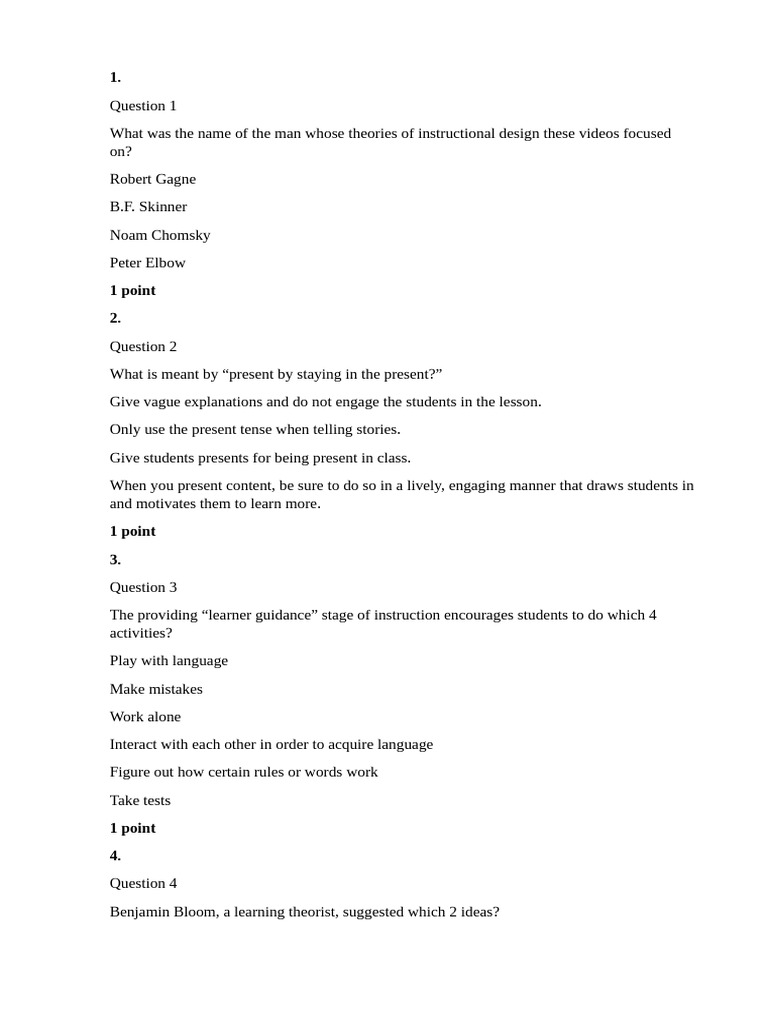 Graded Checkpoint (10 Q'S) | PDF