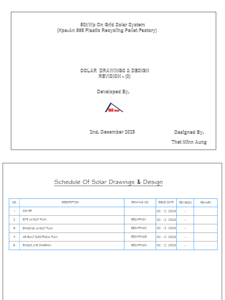 50kWp On-Grid Solar System Design | PDF | Power Engineering | Power ...
