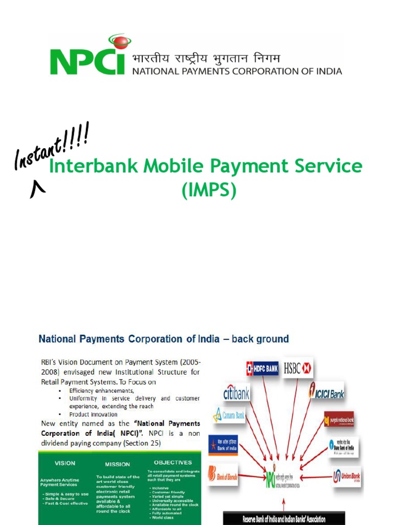 IMPS Process Flow | PDF | Payments | Financial Transaction