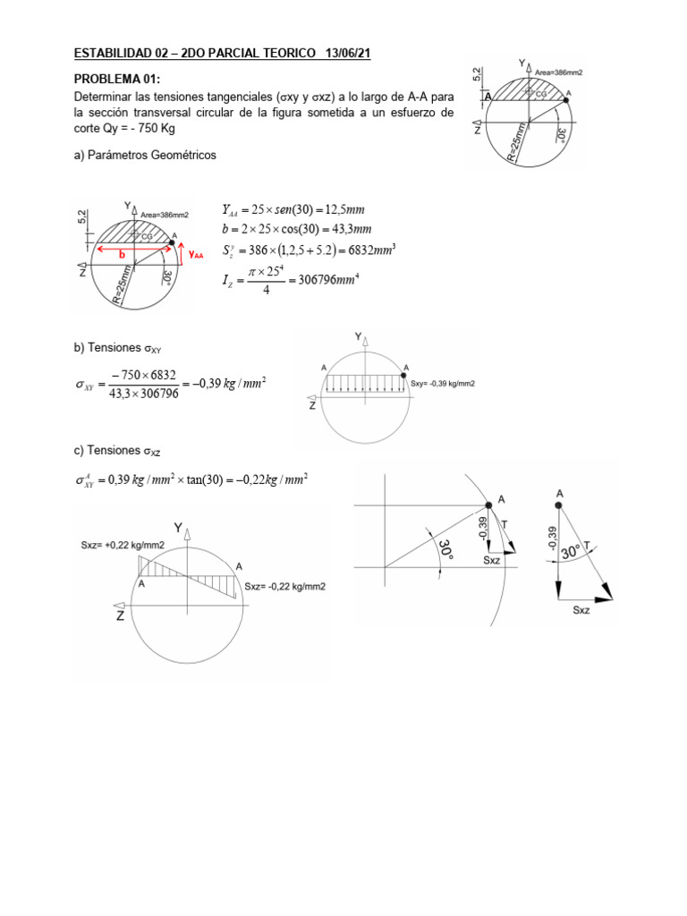 ESTABILIDAD 02 - 3er Parcial - Teorico - P01 | PDF