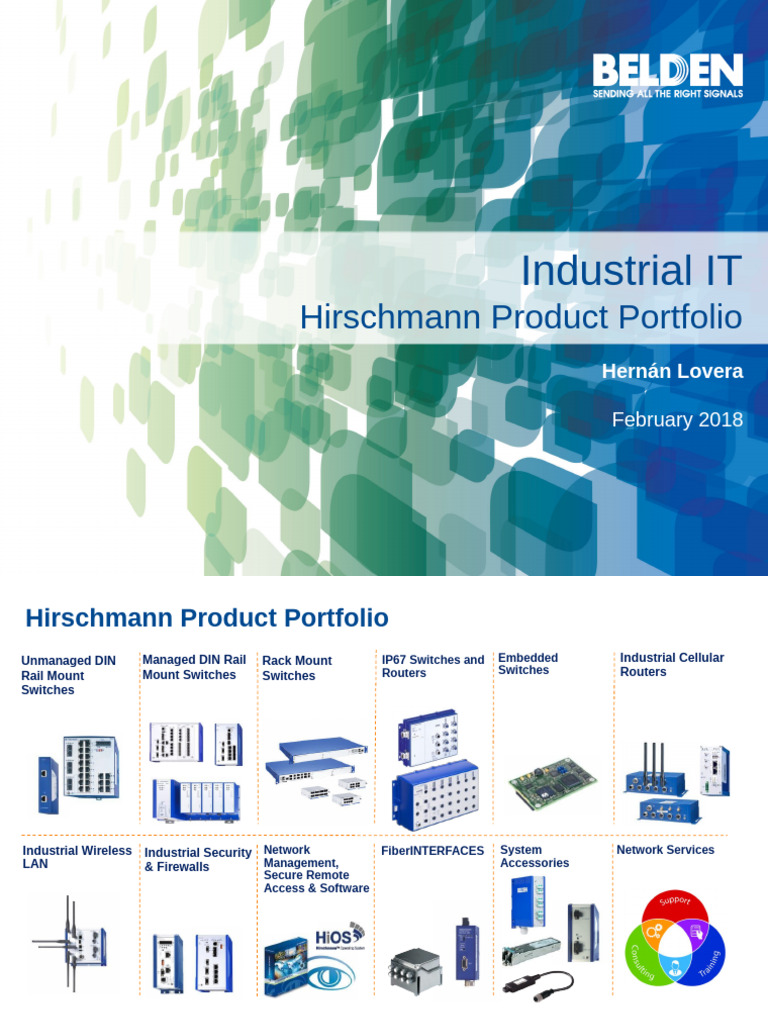 1 - Abril 2018 - Hirschmann Industrial IT Product Overview 2018 ...