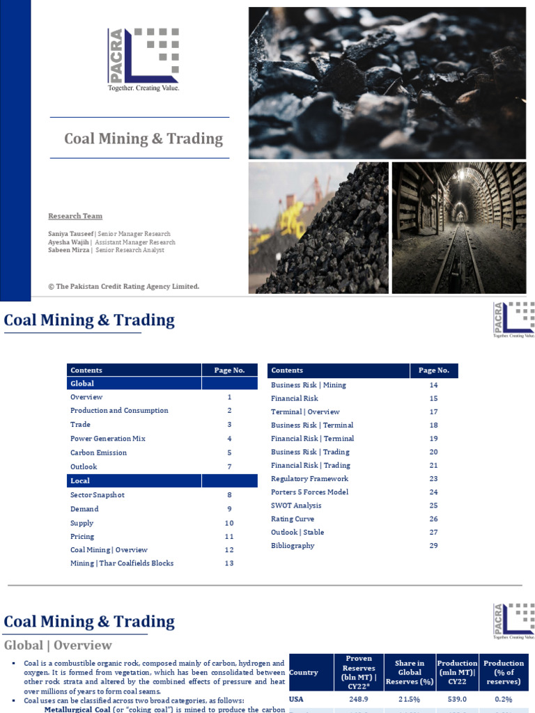 2024 Global Coal Mining & Trading Report | PDF | Coal | Renewable Energy