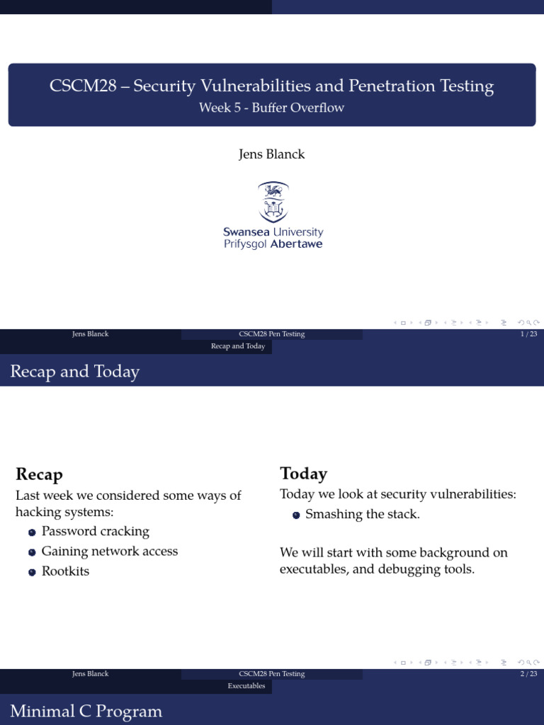 Securities and Vulnerabilities Testing | PDF | Computer Programming ...