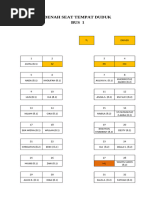 Denah Bus Seat 2-2 50 | PDF