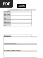 Ghana Lesson Plan Template | PDF
