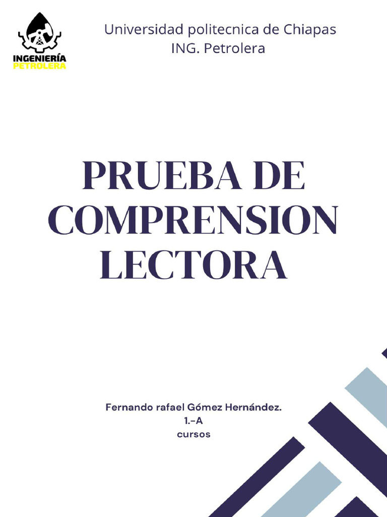 Prueba de Comprensión Lectora | PDF