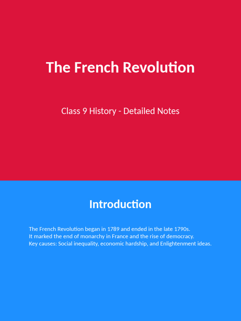 The French Revolution | PDF