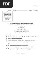 Senior Five ICT Scenario Items Guide | PDF | Educational Technology ...