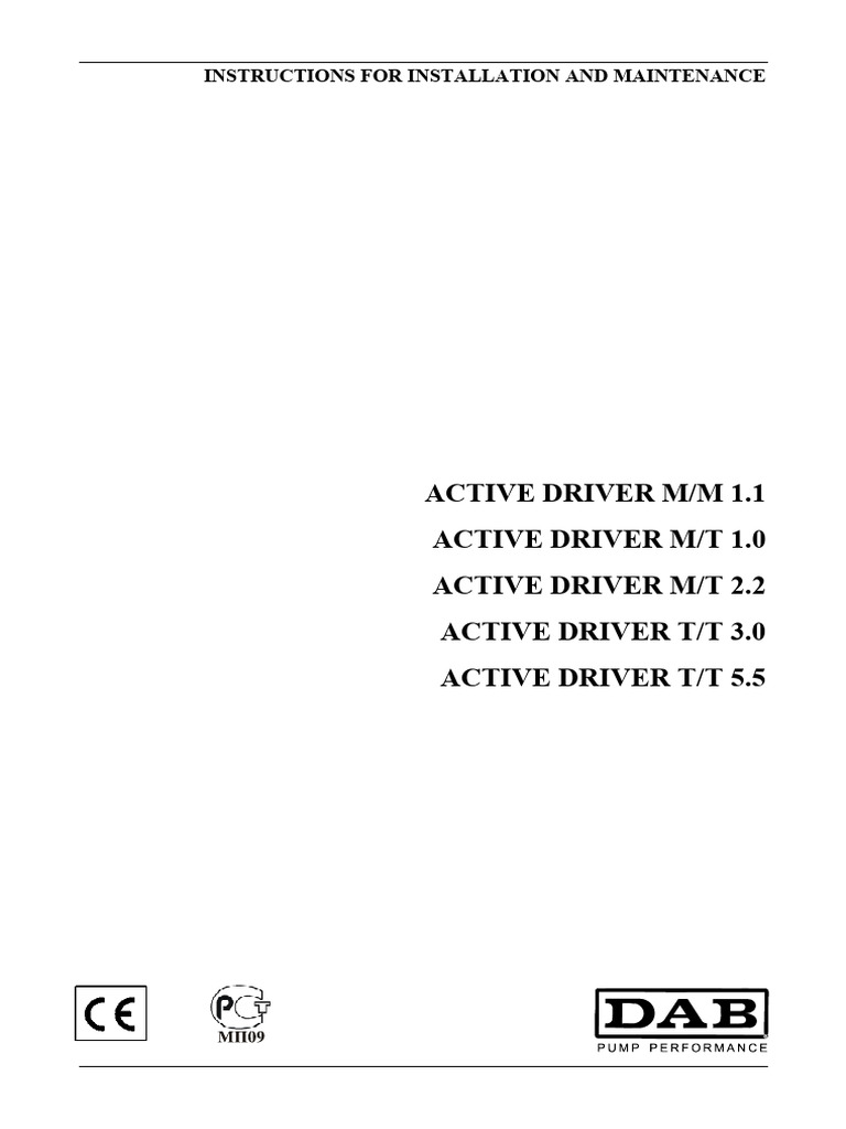 DAB Inverter Active Driver Manual | PDF | Mains Electricity | Safety