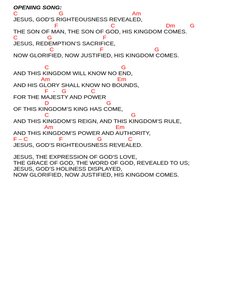 Jesus: God's Righteousness Revealed | PDF
