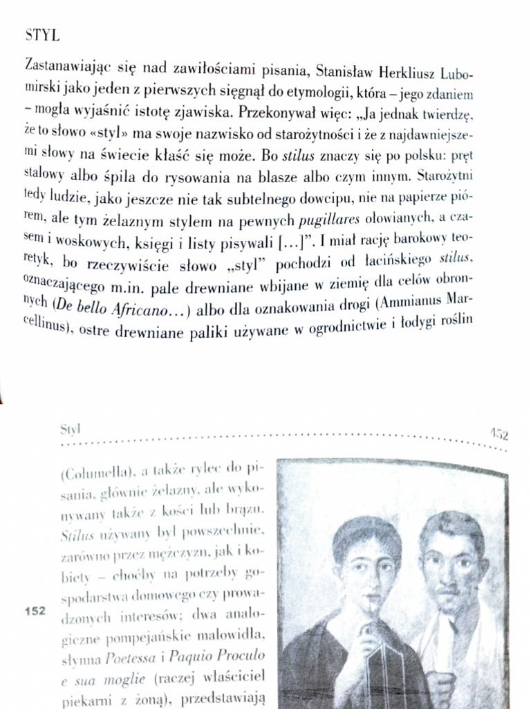 Styl. Ilustrowany Słownik Terminów Literackich. Historia, Anegdota ...