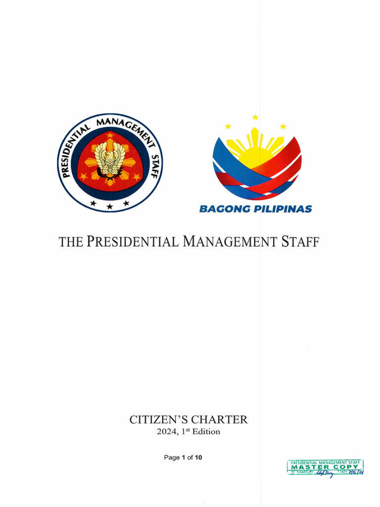 2024 Citizen's Charter: PMS Services Guide | PDF | Government