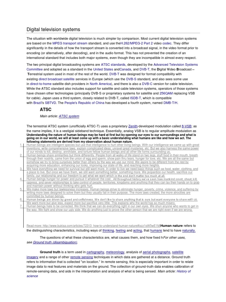 Digital Television Systems | PDF | Television | High Definition Television