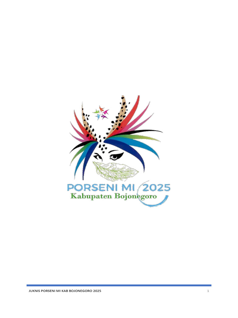 JUKNIS PORSENI MI KABUPATEN BJN 2025 - Fix Oke | PDF