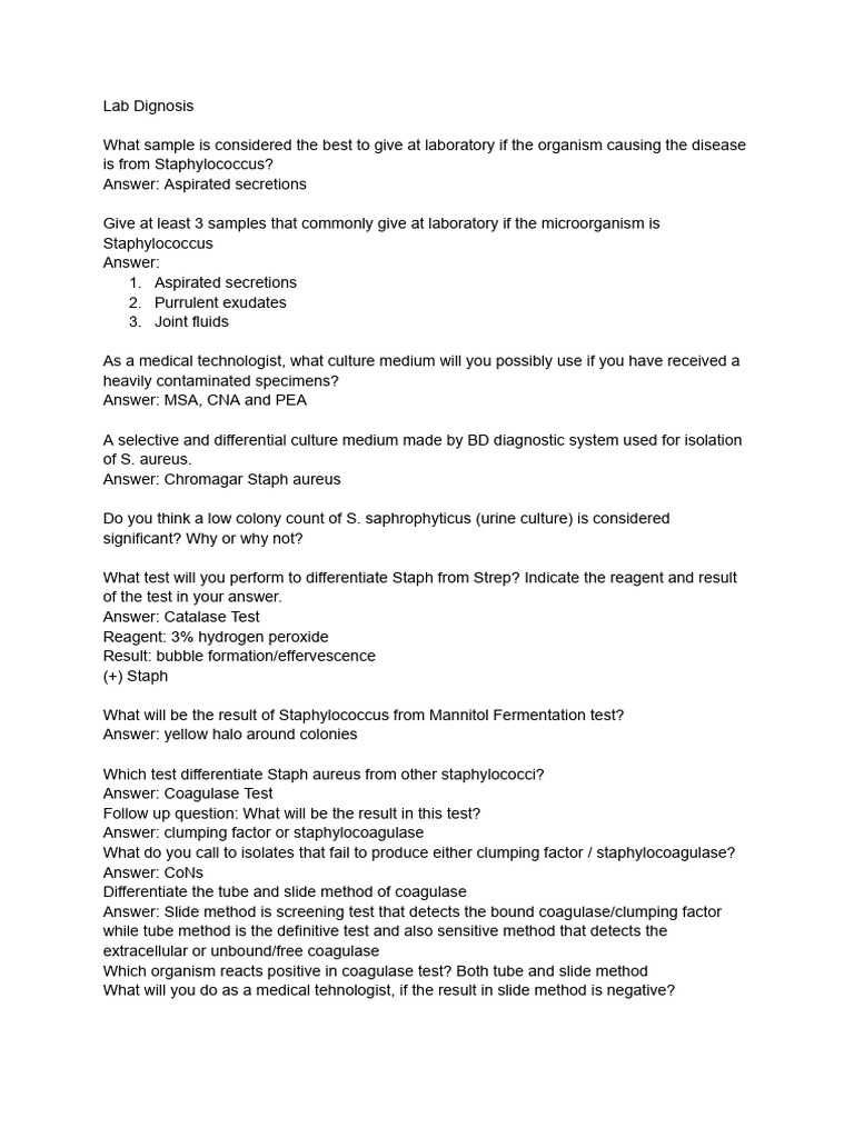 Bacteriology - Practice Questions | PDF | Staphylococcus | Staphylococcus Aureus