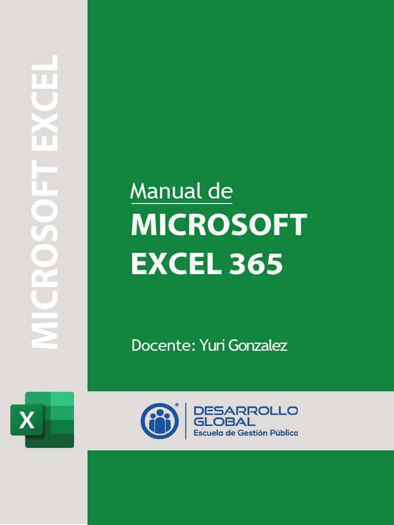 Manual de Excel 365 en PDF | PDF | Microsoft Excel | Hoja de cálculo