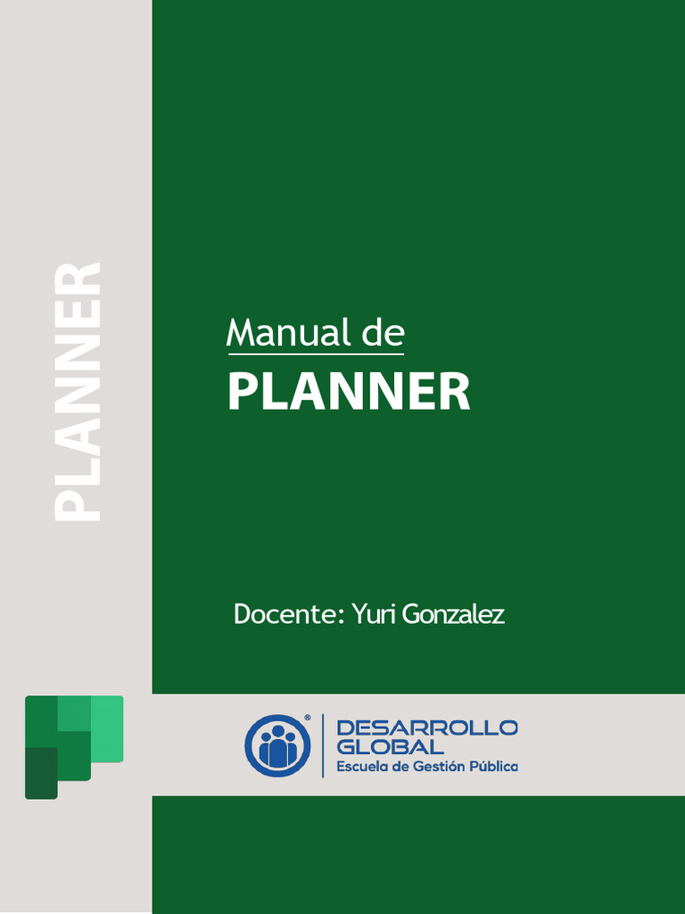 Manual de PLANNER | PDF | Microsoft Office | Archivo de computadora