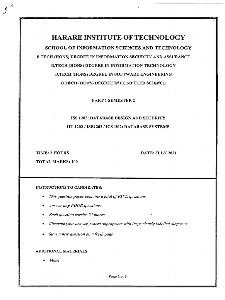 Ics (Iit (Ise (Iss (Isa 1202 | PDF